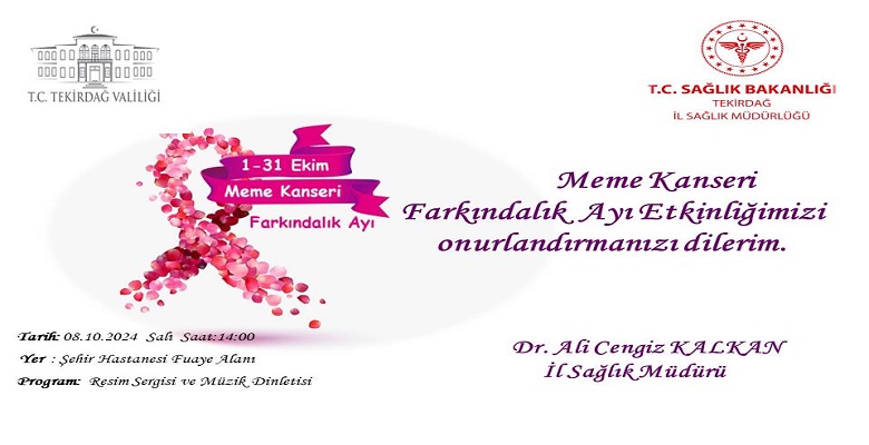 EKİM AYI MEME KANSERİ FARKINDALIK AYI - ERGENE GAZETESİ